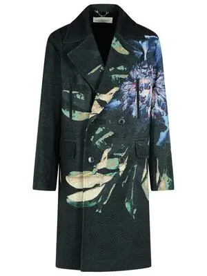 Dries Van Noten Dries Van Noten Cotton Blend Coat - Black