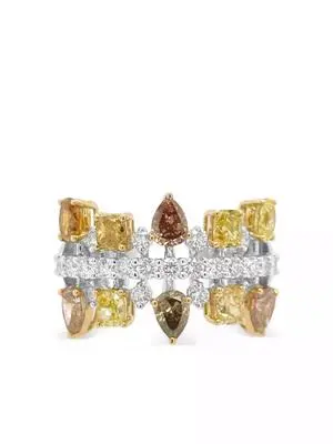 HYT JEWELRY 18k Gold Diamond Ring - Silver