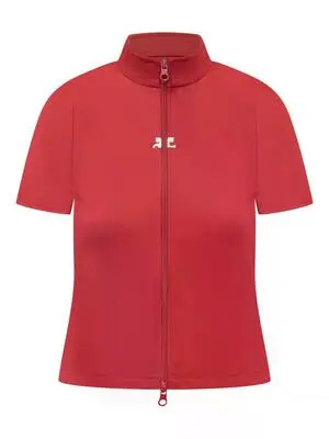 Courreges Embroidered Performance Tops For Women