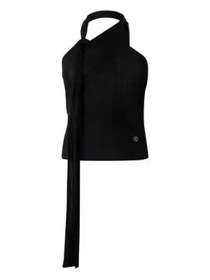 Roberto Cavalli Open-shoulder Knitted Top