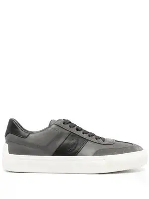 TOD'S Panelled Low-top Sneakers - Grey