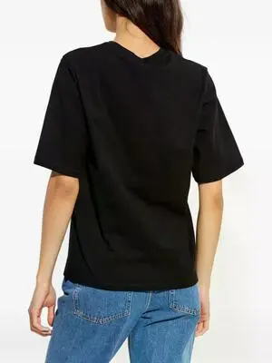 BY MALENE BIRGER Hedil Cotton T-shirt - Black