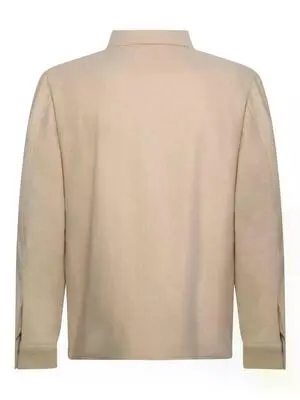 FRANZESE COLLECTION Buttoned Patch-pocket Jacket - Neutrals