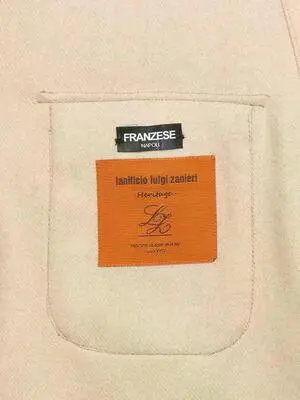 FRANZESE COLLECTION Buttoned Patch-pocket Jacket - Neutrals