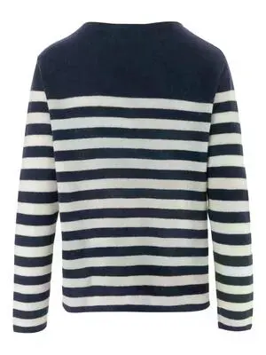 Bruno Manetti Striped Crew-neck Sweater