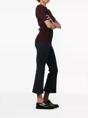 Avenue Montaigne Flared-leg Pants - Blue