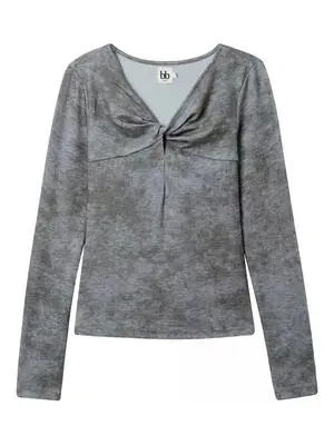 B+AB Knot-detail Long-sleeve Top