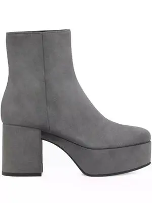 GIANVITO ROSSI Sally Platform Boots - Grey