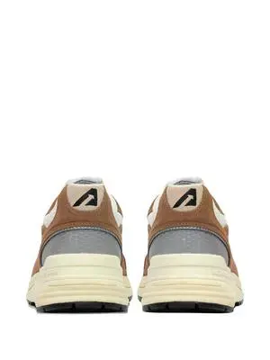 AUTRY Suede Panelled Sneakers - Brown