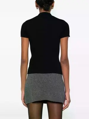 Max Mara Short-sleeve Top - Black