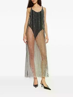 GESTUZ Beaded Dress - White