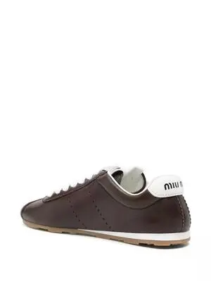 Miu Miu Plume Sneakers - Brown
