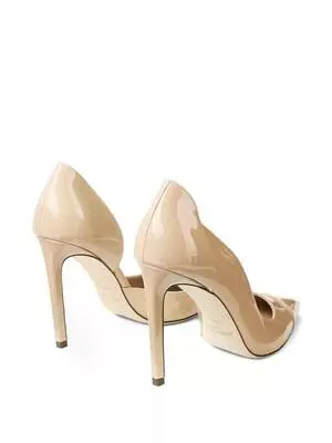 JIMMY CHOO Brigitte 100 Pointed Pumps - Neutrals
