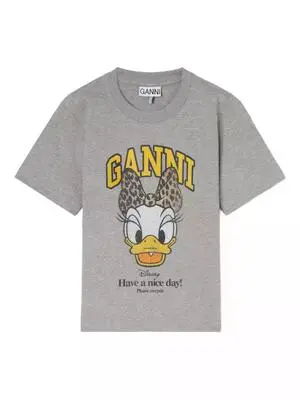 GANNI X Disney Daisy Duck Graphic T-shirt - Grey