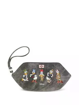 GANNI X Disney Printed Makeup Bag - Grey