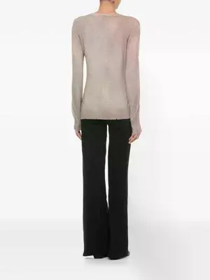 Avant Toi Round-neck Ribbed Sweater