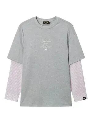 MINI CREAM Long-sleeve T-shirt - Grey