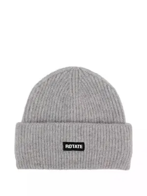 ROTATE BY BIRGER CHRISTENSEN Logo-patch Beanie Hat