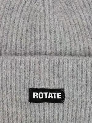 ROTATE BY BIRGER CHRISTENSEN Logo-patch Beanie Hat