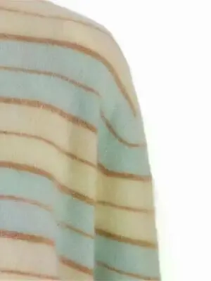 Guest In Residence Striped Crew-neck Sweater