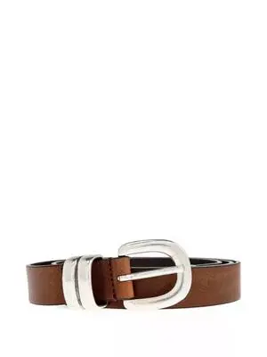 BY MALENE BIRGER Zoilo Metal Buckle Belt - Brown