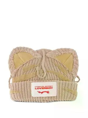 CHARLES JEFFREY Ears-detail Beanie