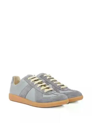 MAISON MARGIELA Replica Sneakers With Suede And Nappa Leather - Grey