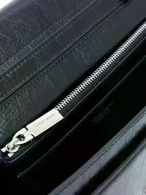 Giorgio Armani Patent-leather Shoulder Bag