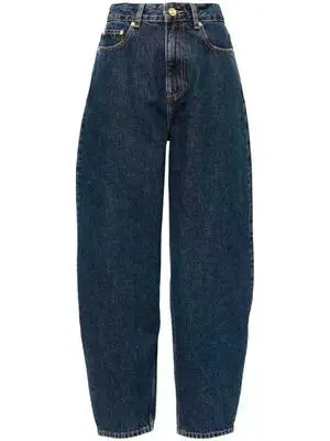 GANNI Organic Cotton Balloon Jeans