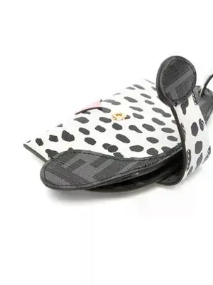 Fendi Best Friends Forever Dog-head Strap Card Case