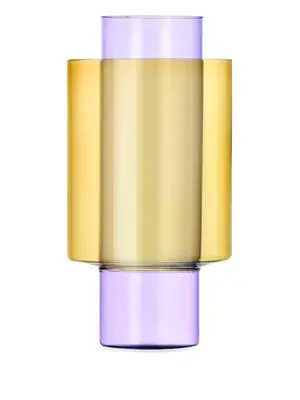 ICHENDORF MILANO Layered-design Vase - Yellow