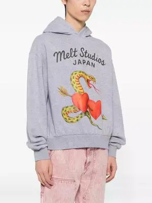 MELT Printed Slouchy Hoodie
