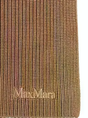Max Mara Ribbed High-neck Virgin-wool Scarf