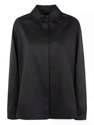 GOLDEN GOOSE Embroidered Wool Shirt