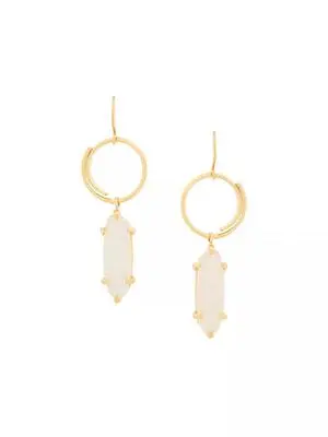 WOUTERS & HENDRIX Technofossils Moonstone Earrings - Metallic