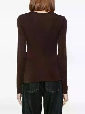 AGOLDE Twist Eve T-shirt - Brown