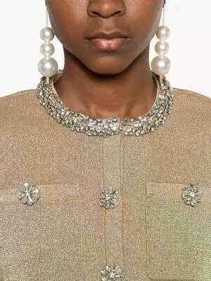 SELF-PORTRAIT Crystal-embellished Jacket