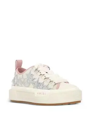 Amiri Star Embellished Platform Sneakers - Neutrals