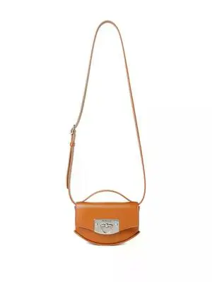 DURAZZI MILANO Curved Leather Handbag