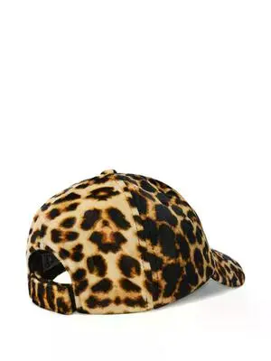 MC2 SAINT BARTH Leopard Print Baseball Cap - Neutrals