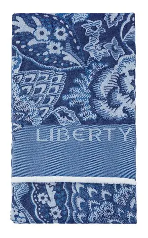 Liberty Patricia Wool Throw - Navy