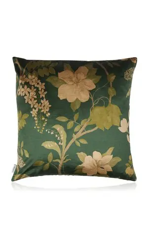 Liberty Magical Plants Velvet Cushion - Green