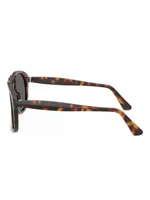 Persol Folding Tortoiseshell Sunglasses - Brown