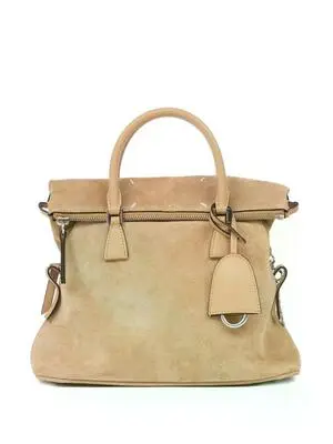 MAISON MARGIELA Soft 5ac Leather Shoulder Bag - Neutrals