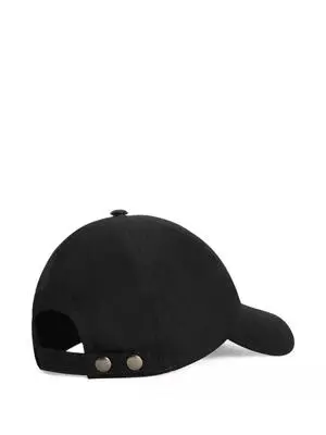 Dolce & Gabbana Logo-appliqué Cap - Black