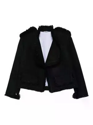 PARLOR Frayed-detail Jacket