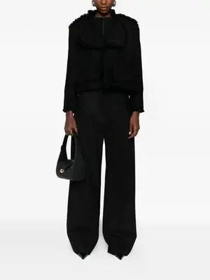 PARLOR Frayed-detail Jacket