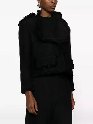 PARLOR Frayed-detail Jacket