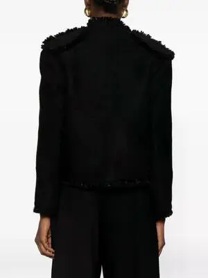 PARLOR Frayed-detail Jacket