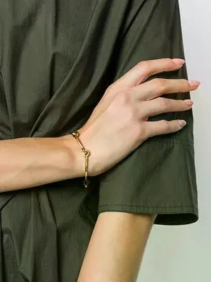 WOUTERS & HENDRIX Technofossils Hammered Link Bracelet